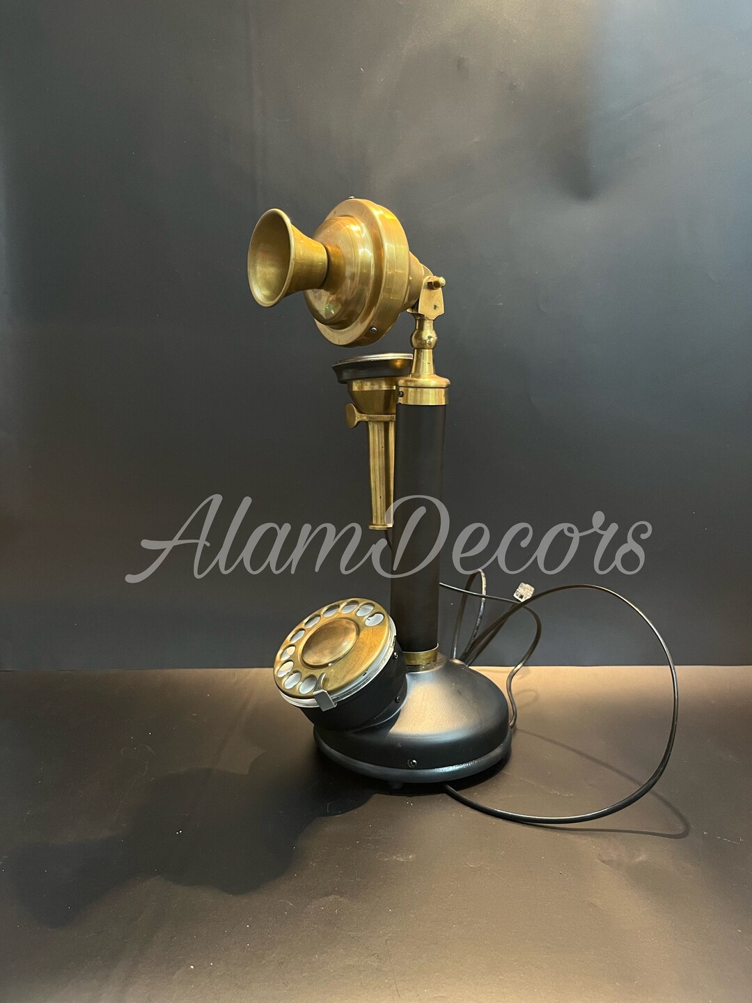 Brass Candlestick Telephone 1920's Antique Style Working Collectible ...