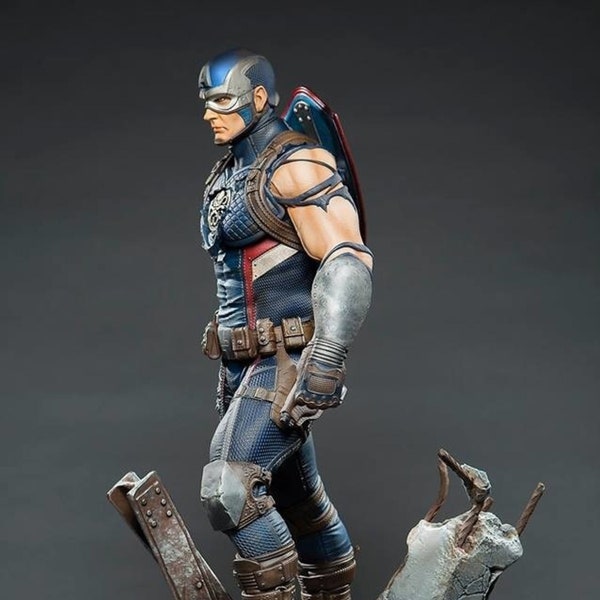 Captain America Wicked Stl - Etsy