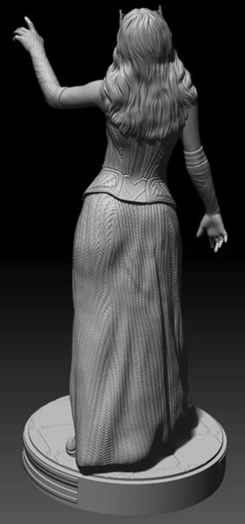 Scarlet Witch STL File 3D Digital Printing STL File for 3D - Etsy Singapore