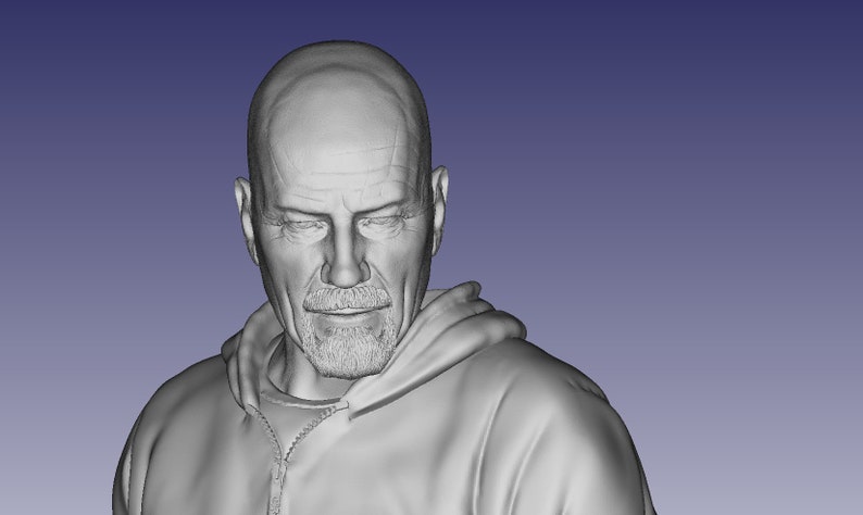Breaking Bad Stl File 3d Digital Printing Stl File For 3d Printers Figures 3d Models Walter
