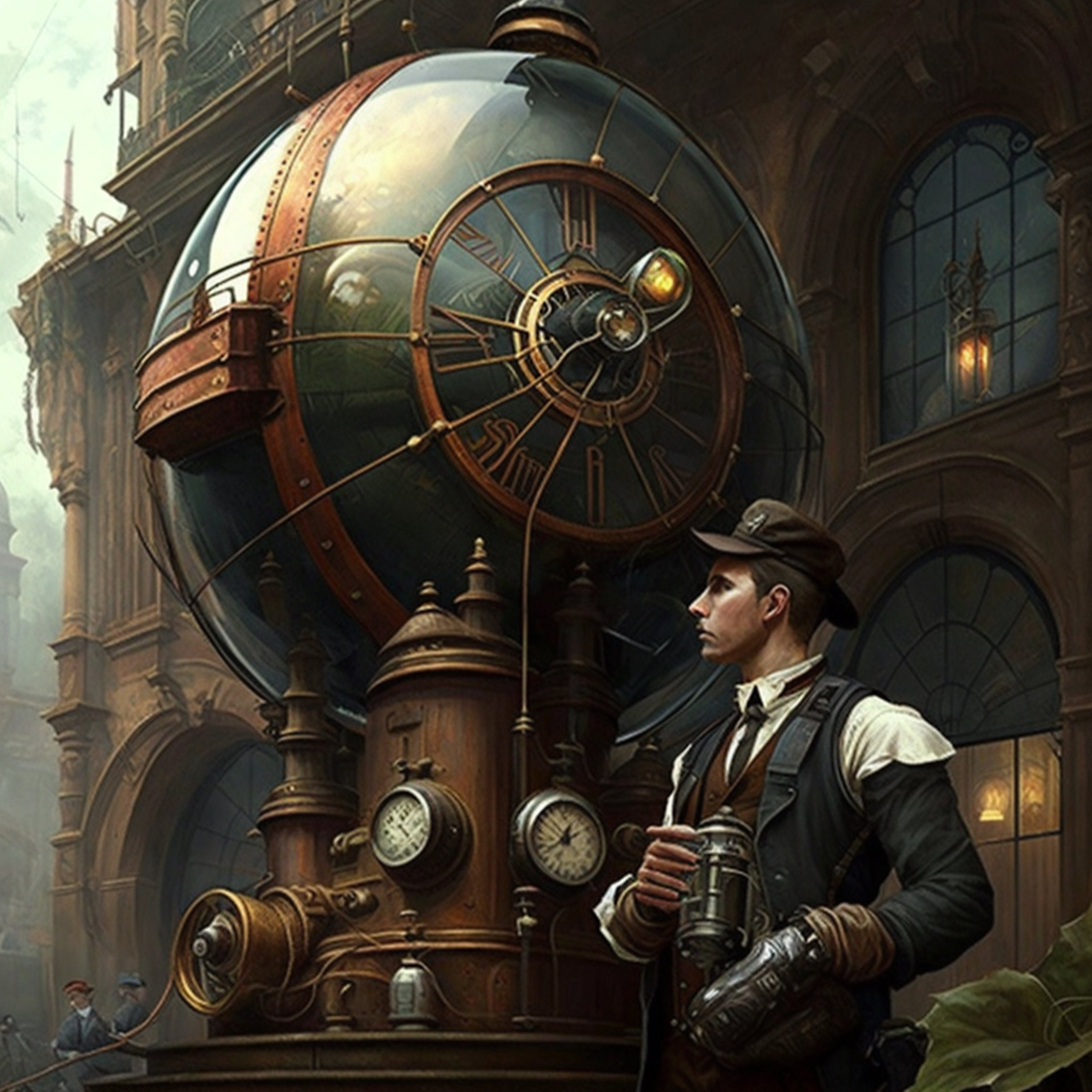 Steampunk Industrial Revolution Digital Art - Etsy