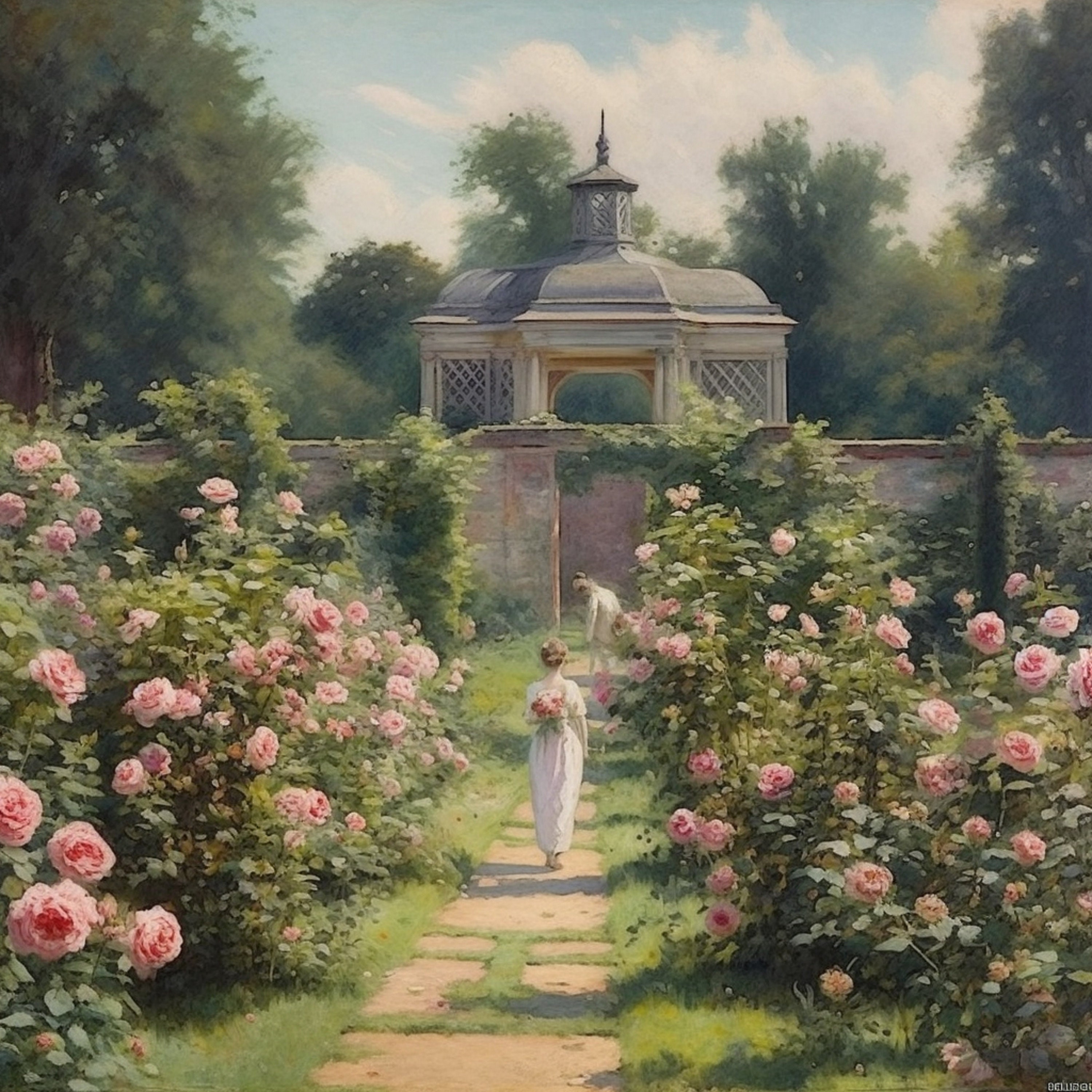 English Rose Garden Digital Art Scrapbooking/card Making/journal - Etsy