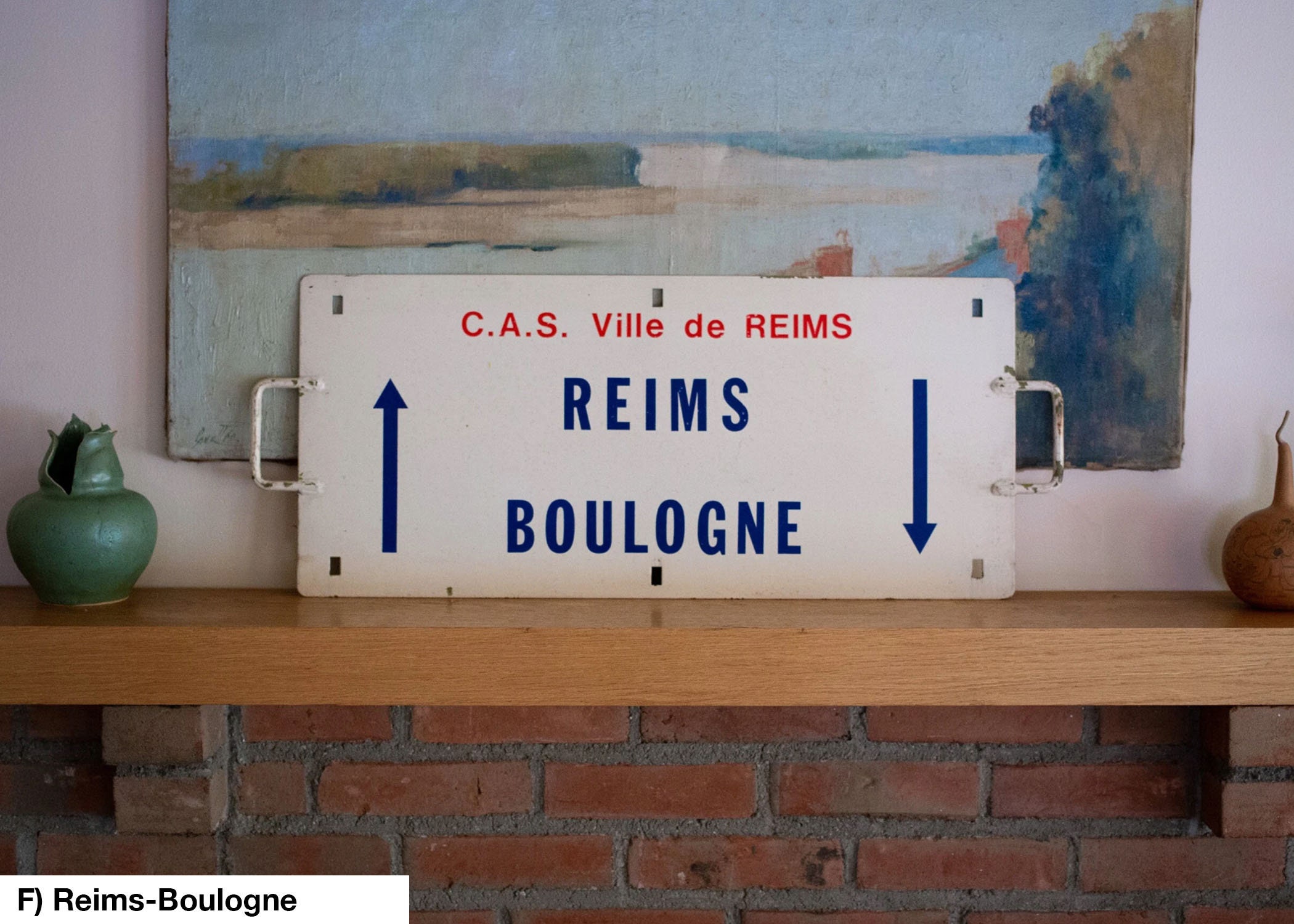 Early 20th Century French Metal Train Signs / Paris Bordeaux Nice ...