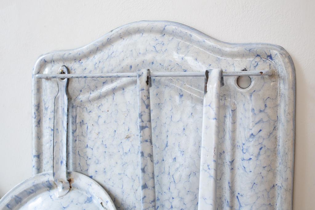 15-piece Vintage French Kitchen Set / Enameled Stone Kitchenware ...