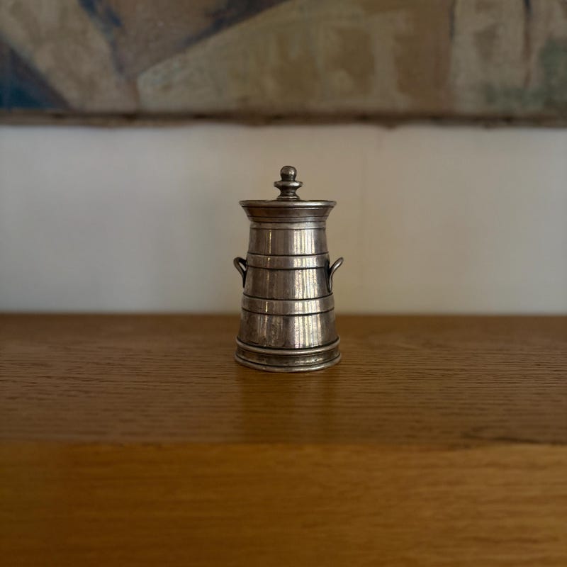 Antique Silver Pepper Mill - Etsy
