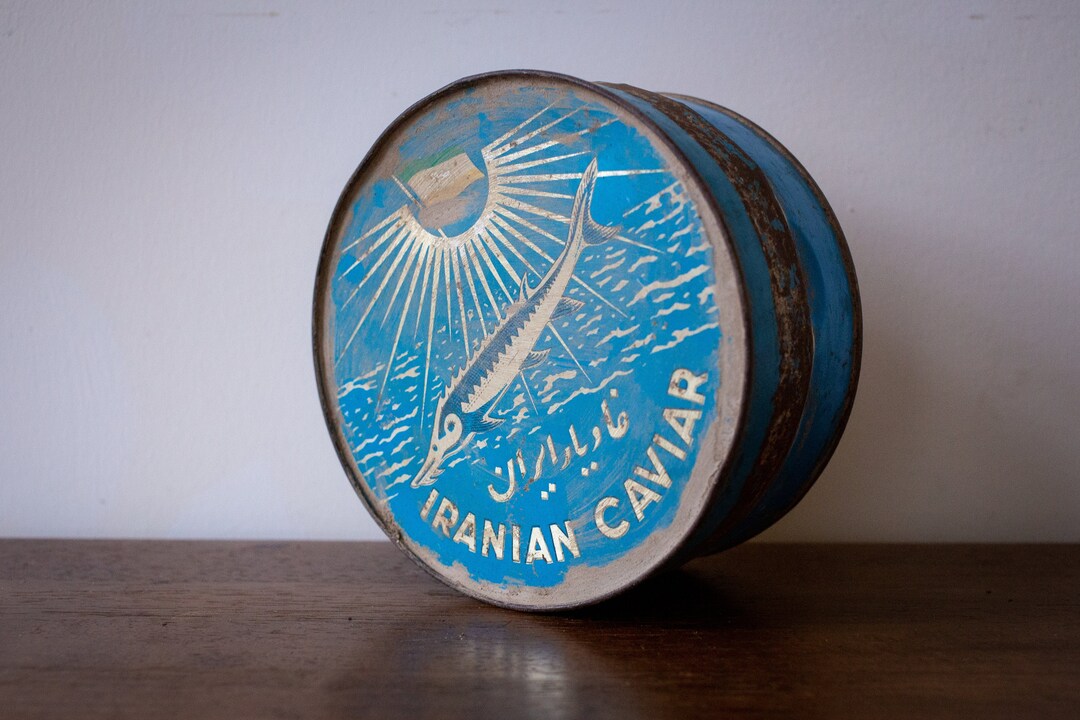Early 20th Century Iranian Caviar Tin - Etsy