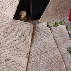 RARE / Antique French Documents / 18th Century Letters / Vintage ...