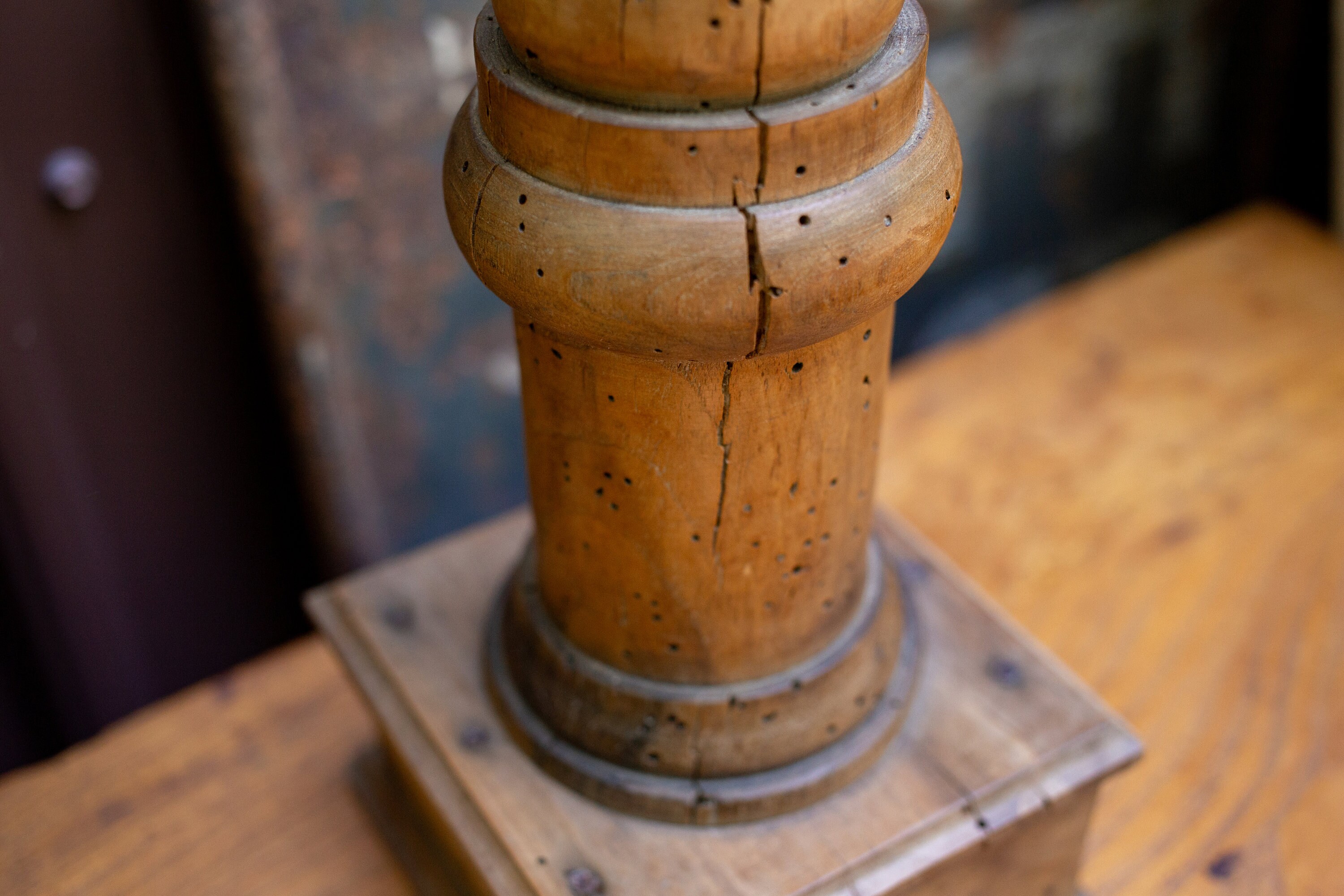 Antique Early 20th Century French Decorative Pepper Mill With Drawer ...