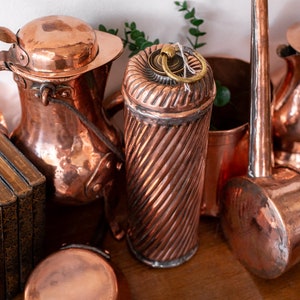 French Copper Coquemart / Antique Swiss Hot Chocolate Kettle / Circa ...