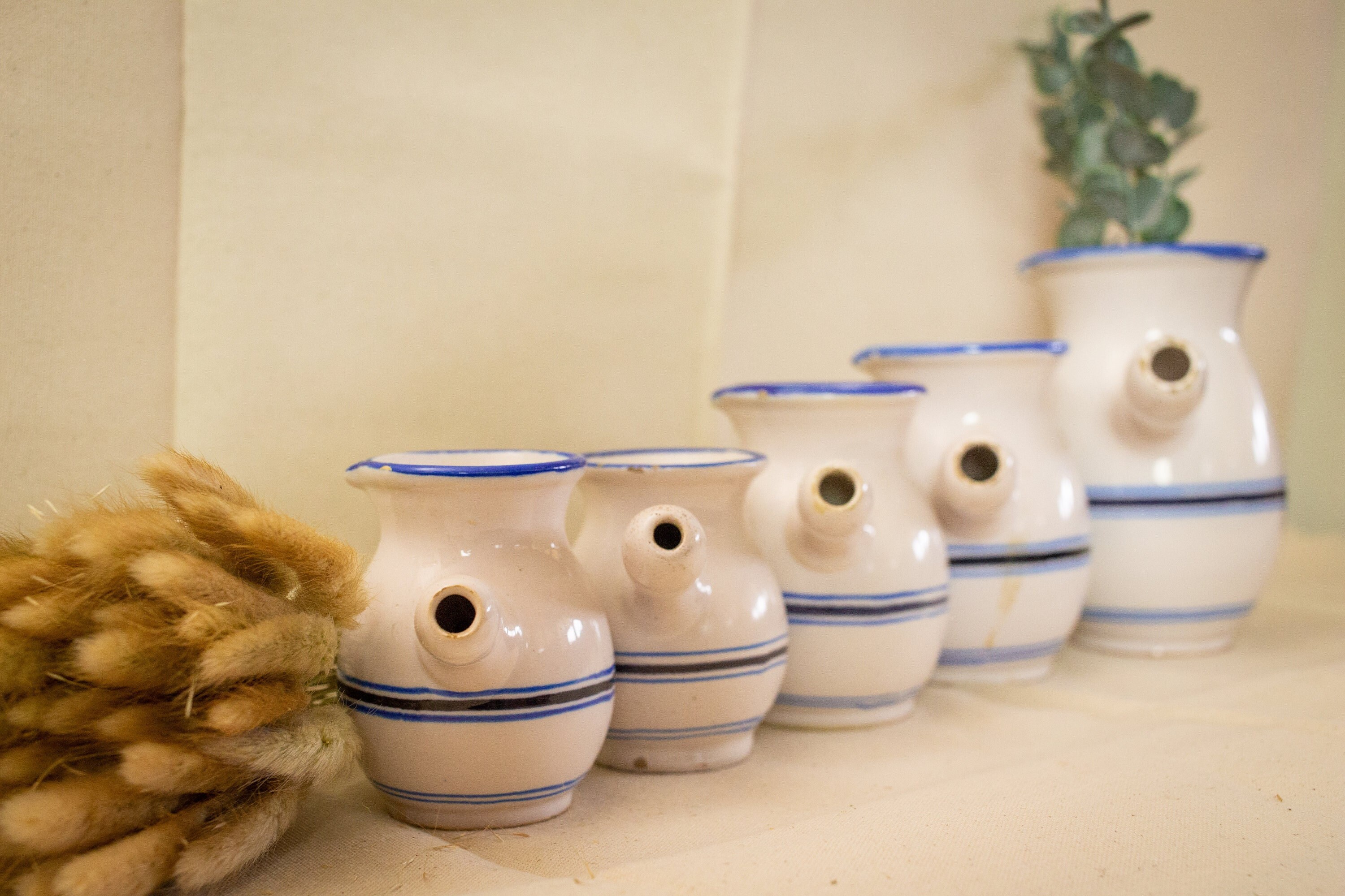 Early 20th Century Set of swiss Chocolate Pots / Pezenas Pottery ...