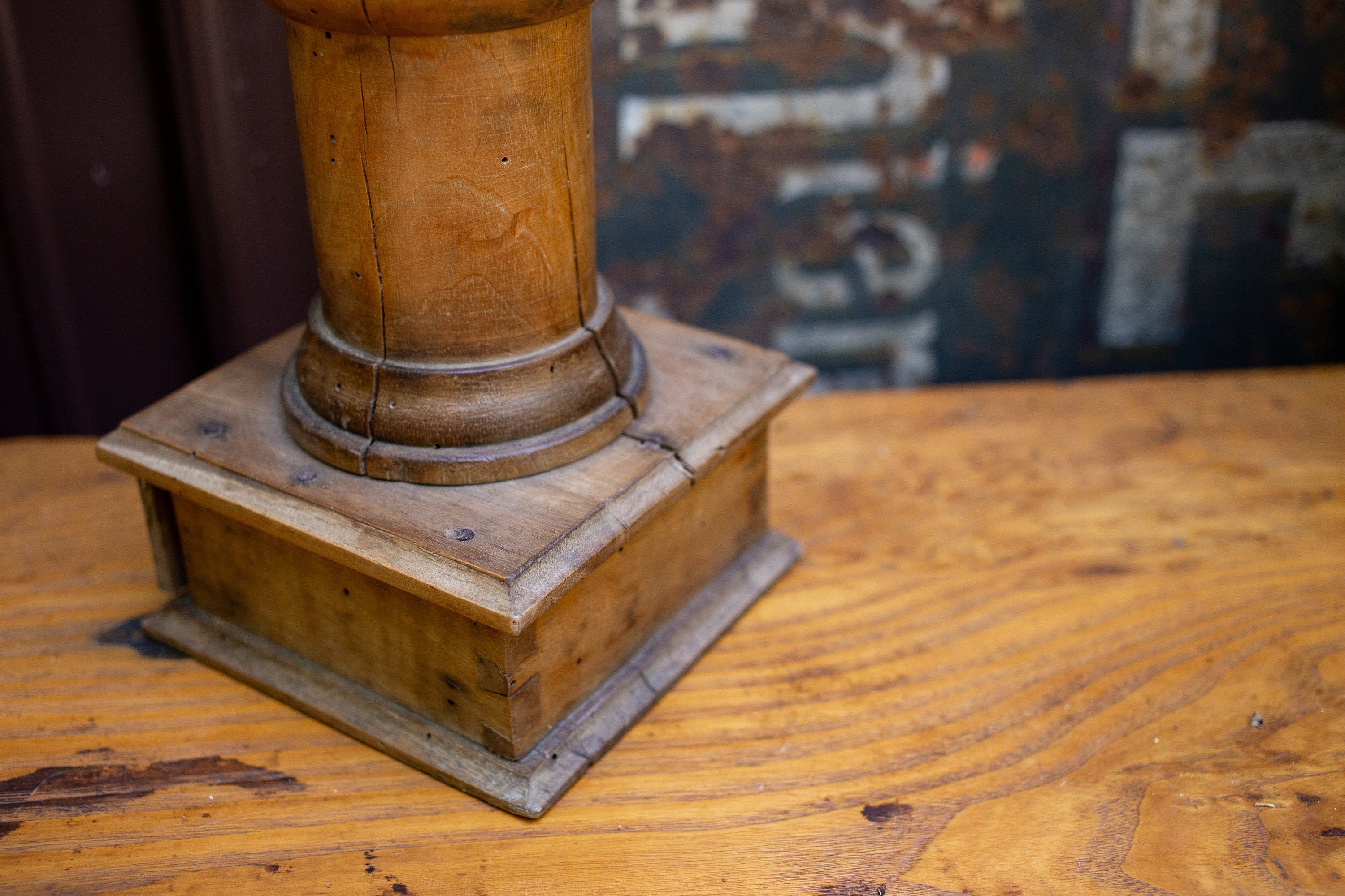 Antique Early 20th Century French Decorative Pepper Mill With Drawer ...