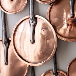 Antique French Copper Pot Lid With Cast Iron Handle, 1920s - Etsy