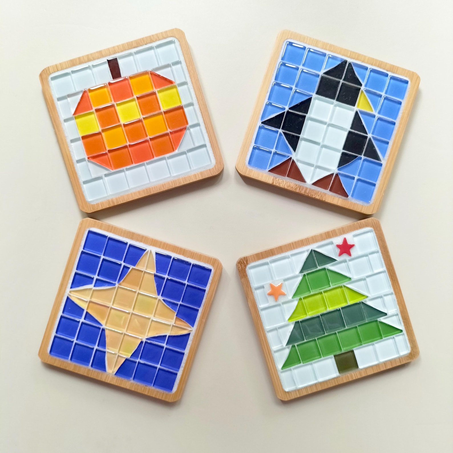 Mosaic Coaster Diy Craft Kit for Adults Craft Kits for Kids Arts and ...
