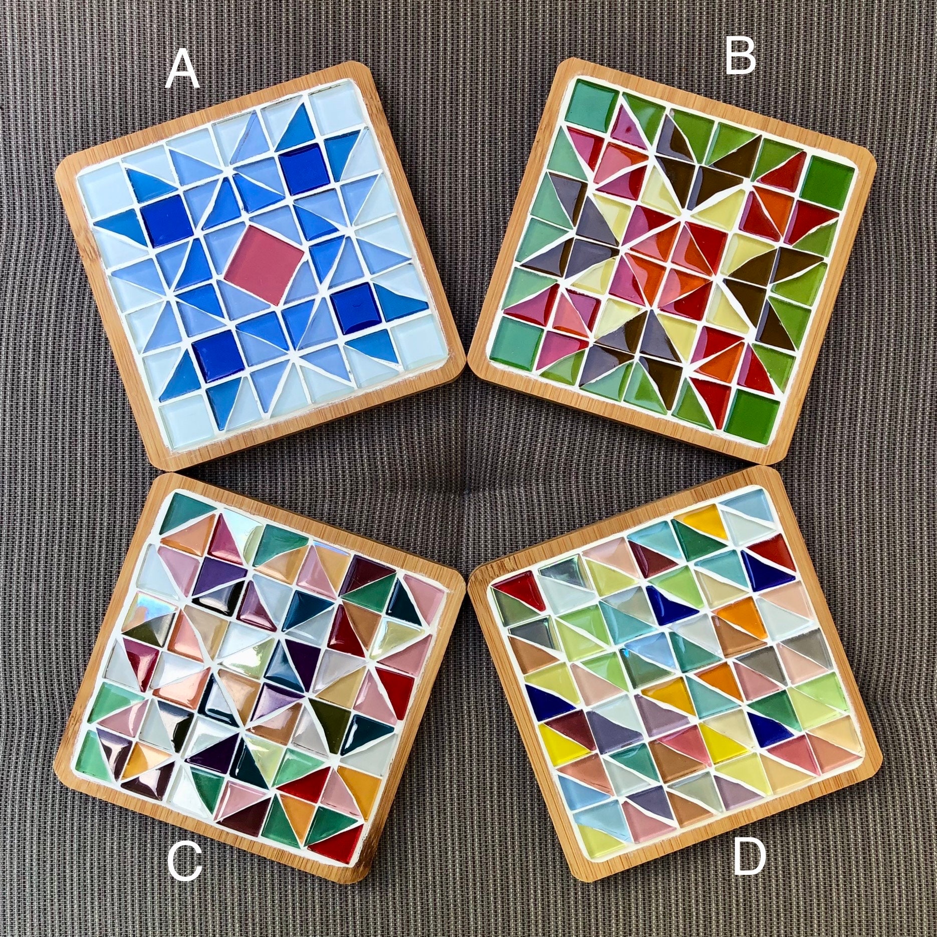 DIY Mosaic Coaster Craft Kit: Home Hobby, Arts & Crafts - Etsy