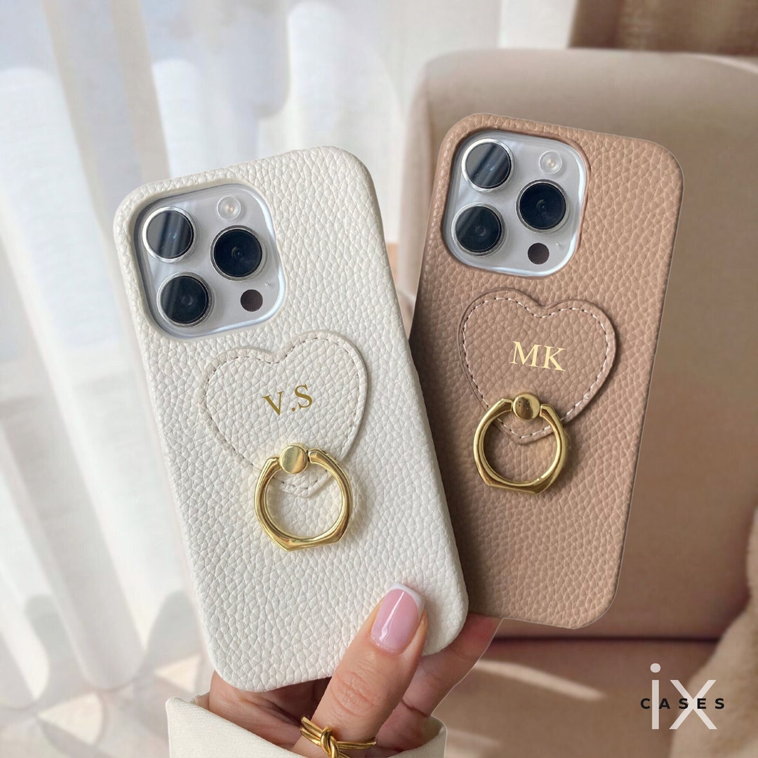 Personalized Luxury Leather Case for iPhone 15 Pro Max 14 13 12, Phone ...