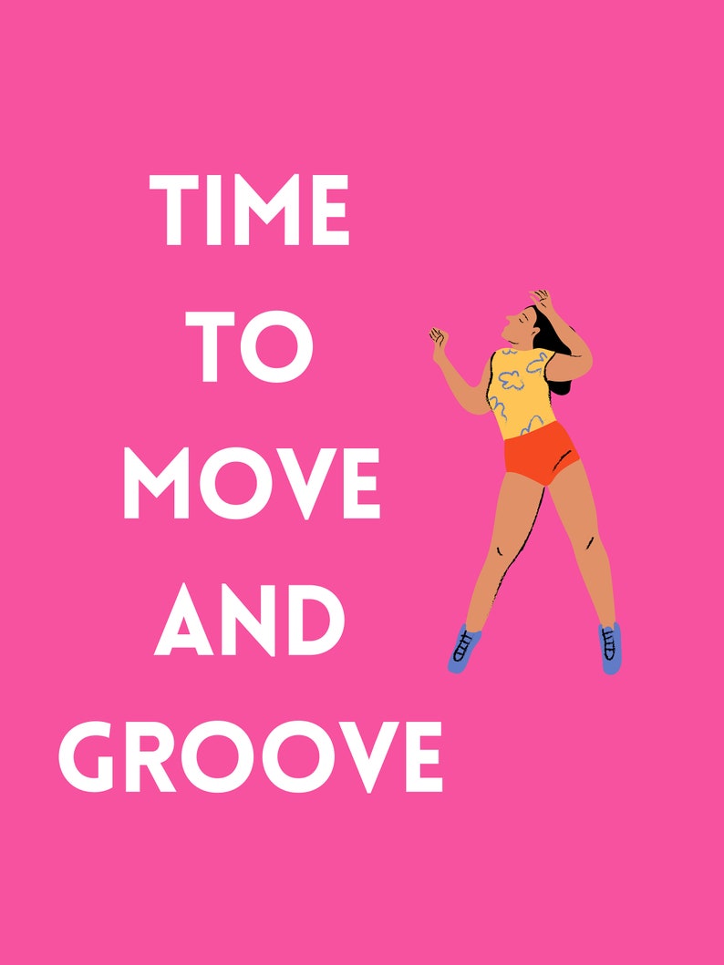 Move Your Body, Motivational Poster, INSTANT DOWNLOAD, Motivational Gym ...