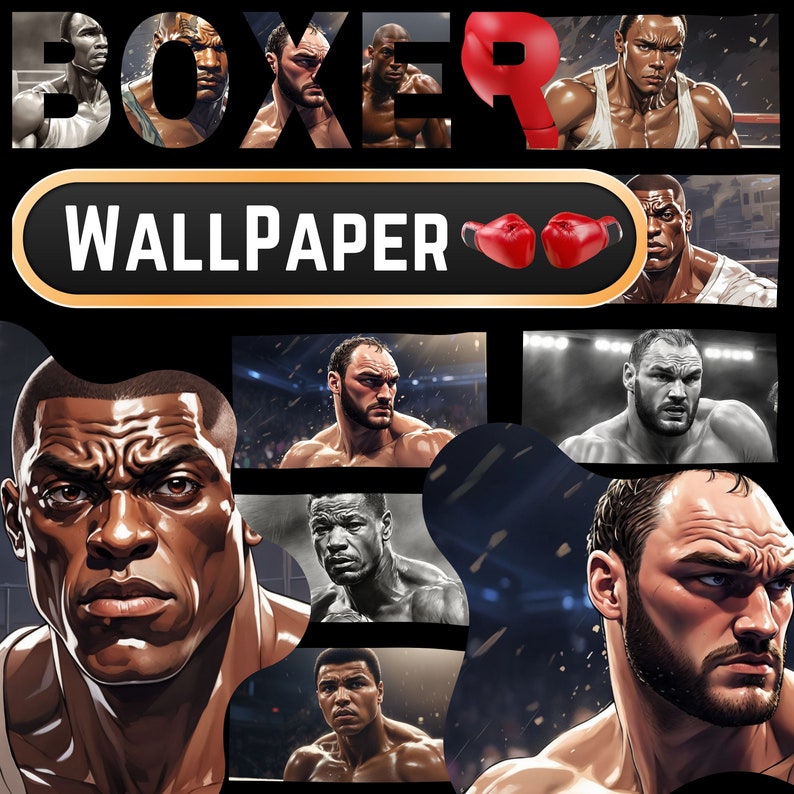 12 Desktop Wallpapers Epic Boxers High Quality. - Etsy