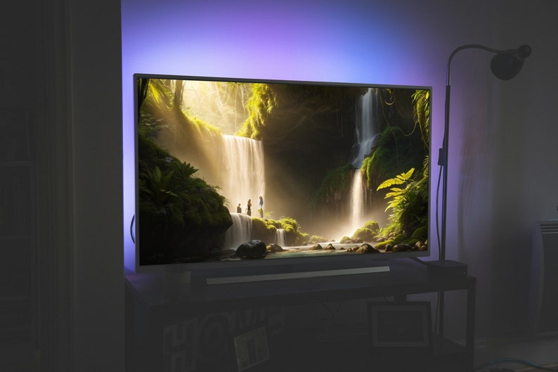 8 Desktop Wallpapers - Waterfall Scenes in High Quality. - Etsy