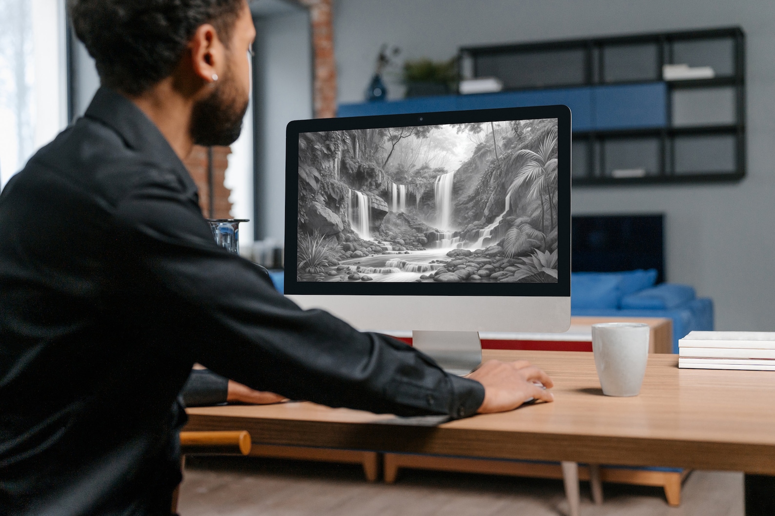 8 Desktop Wallpapers - Waterfall Scenes in High Quality. - Etsy