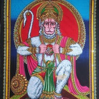 Dancing Hanuman Art, Lord Hanuman, Jai Bajrang Bali, Spiritual Home ...