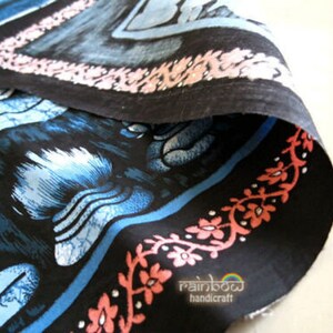 Hindu Goddess Kali Tapestry Batik Wall Hanging Indian Deity Decor ...