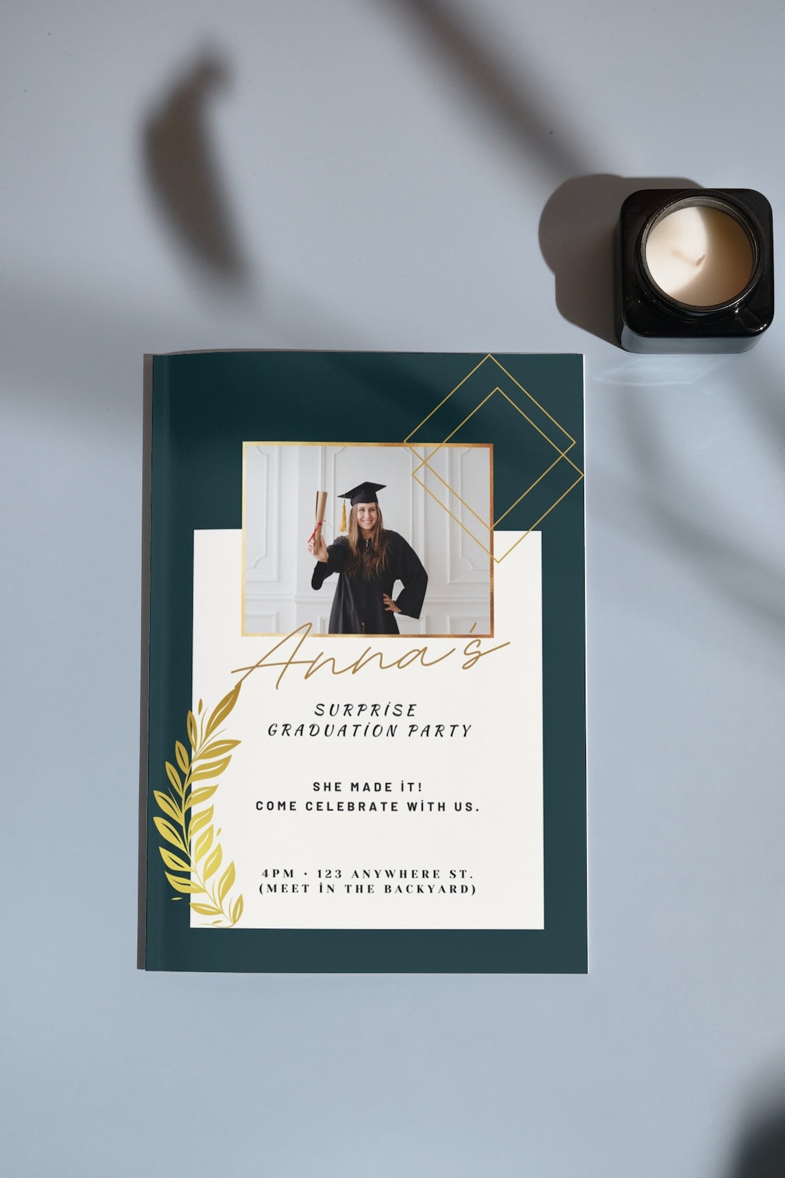 Graduation Party Invitation Template, Printable Graduation Party ...