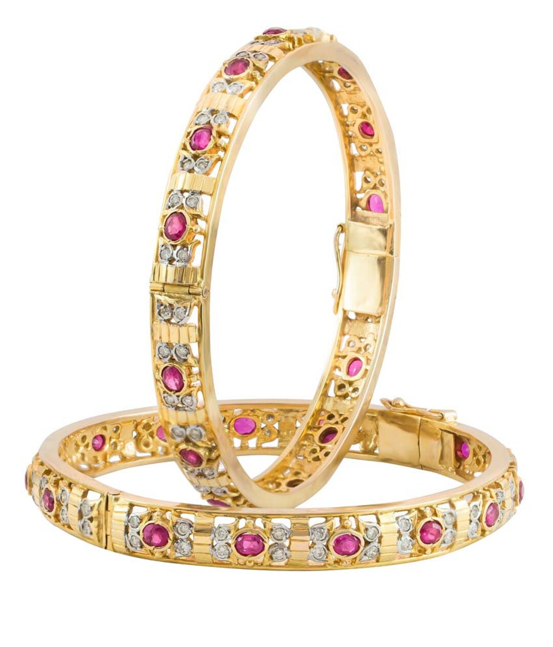 Discover the Timeless Beauty of Real Diamond Bangles With 132 - Etsy