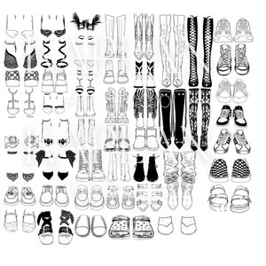 Fashion Designer Bundle, Female Figure and Procreate Stamps, Fashion ...