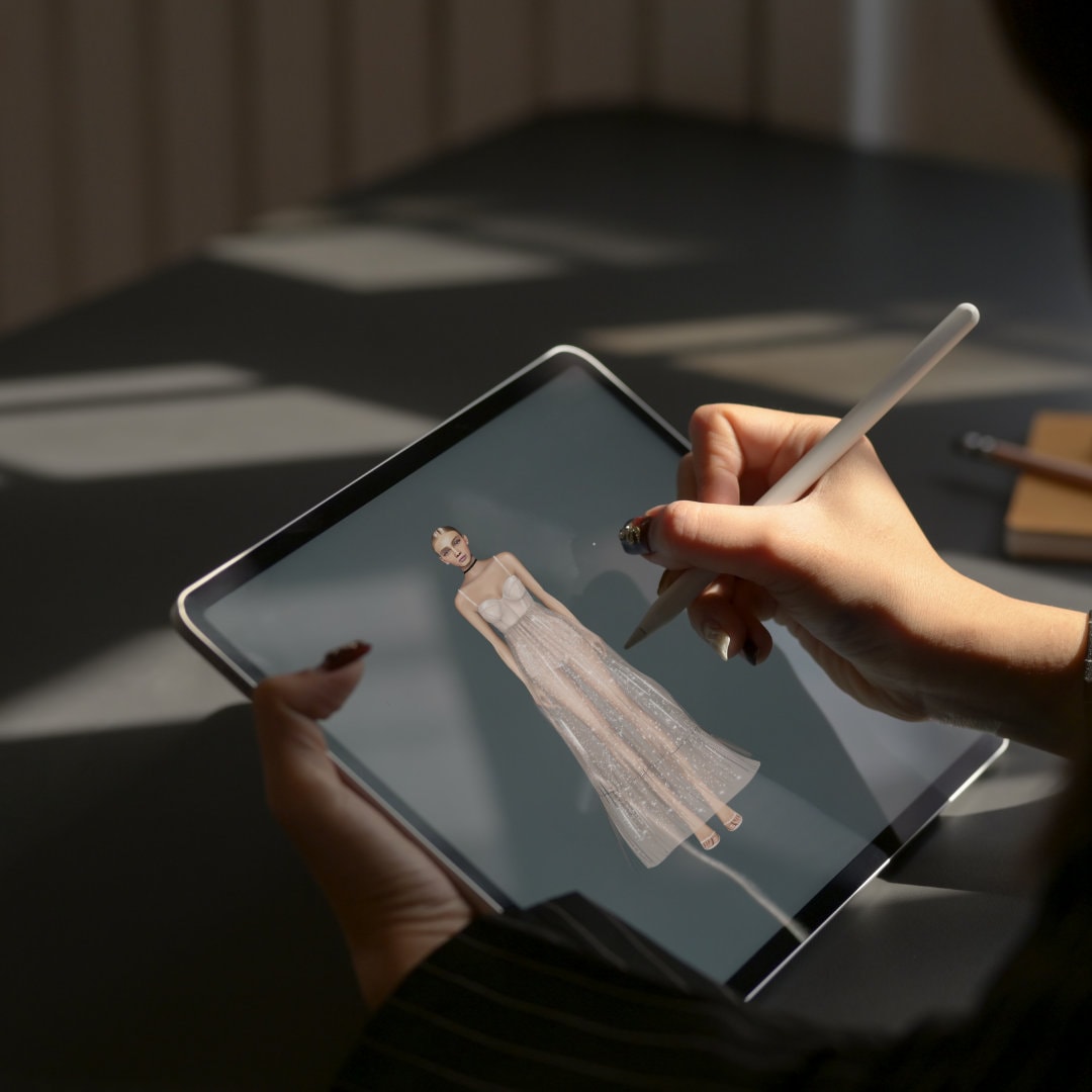 Female Fashion Croquis, 9-head Female Sketch, Realistic Fashion ...