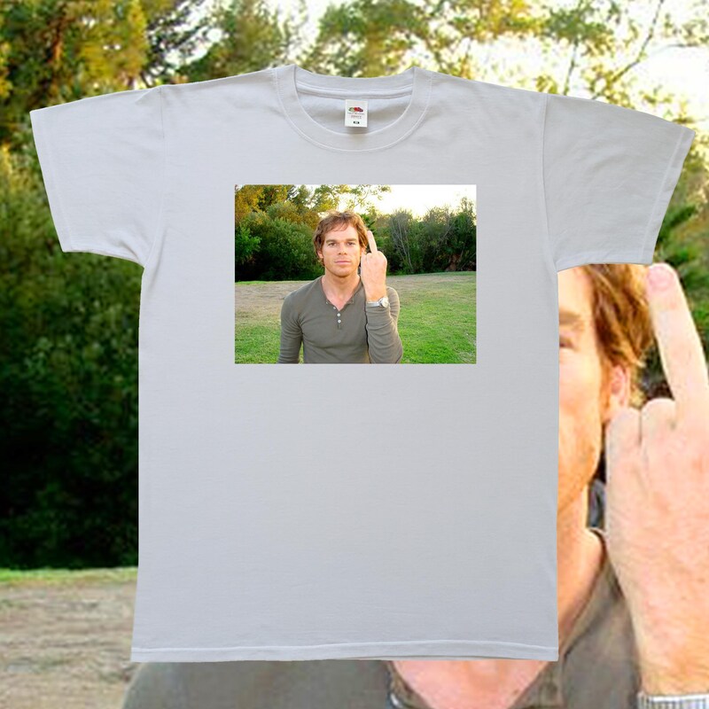 Dexter Morgan Middle Finger - Etsy