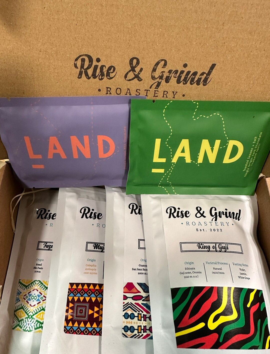 Christmas Taster Box - Single Origin Coffee & Chocolate - Etsy