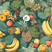 Island Oasis: Tropical Fruit Digital Pattern for DIY Projects - Instant ...