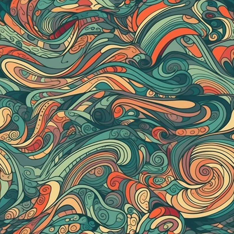 Random Fun Art 2 Pattern - Digital Download - Etsy