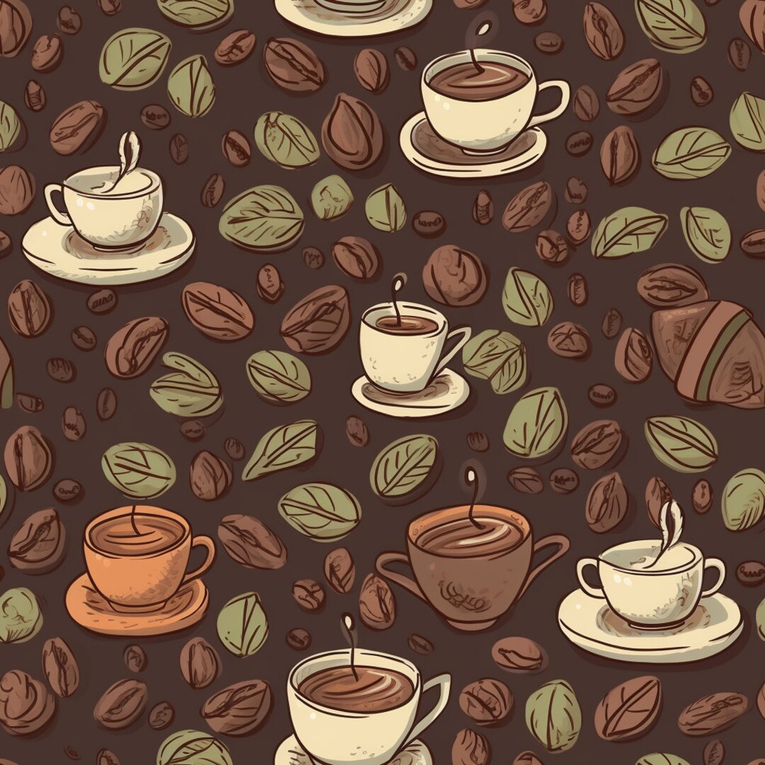 Dark Roast: Bold Coffee-inspired Pattern for Creative Projects ...