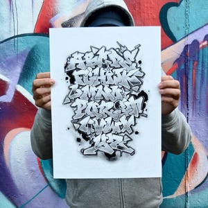 Limited PRINT "old School Abc" by THERON Graffiti Art - Etsy
