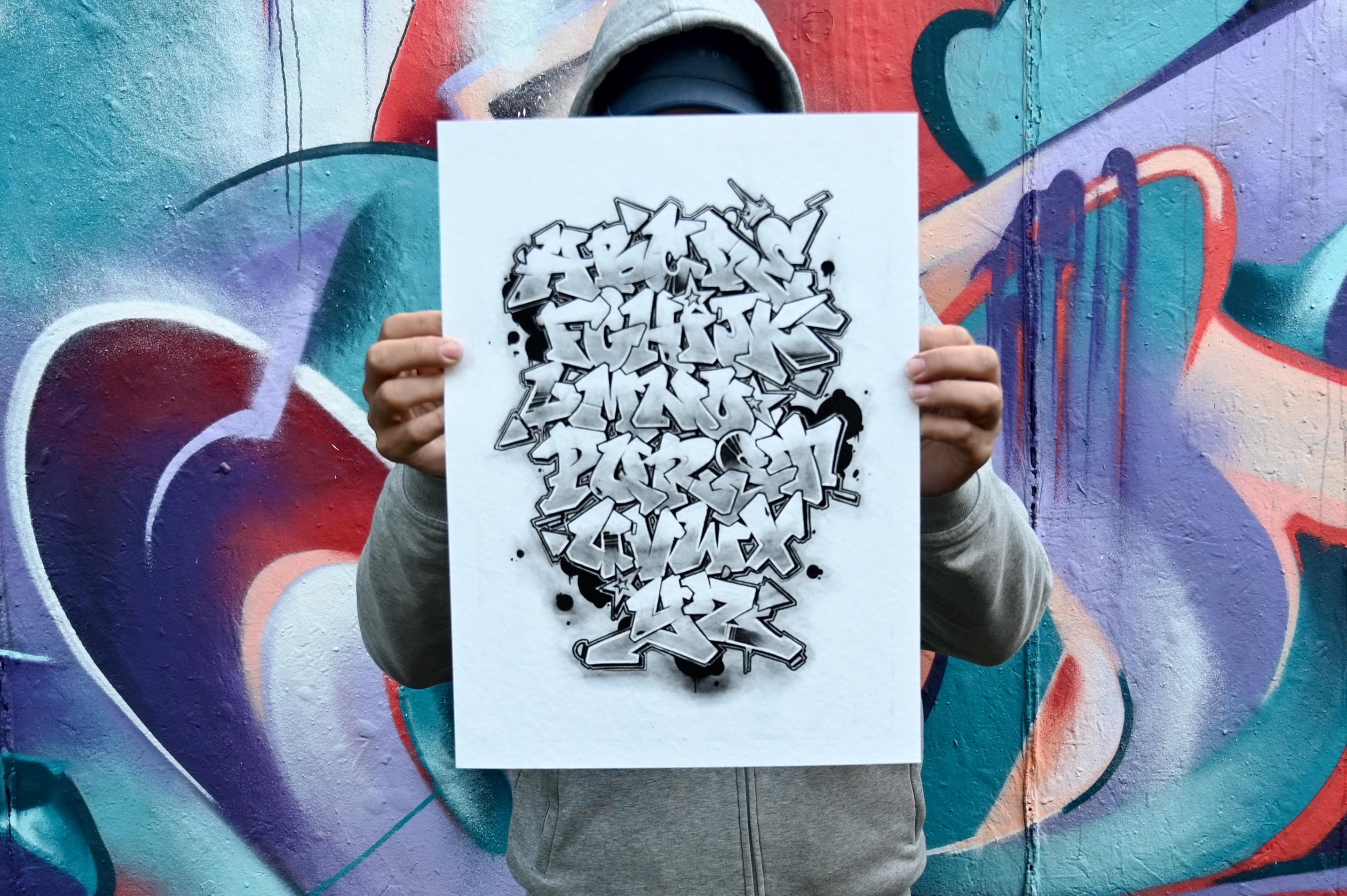 Limited PRINT "old School Abc" by THERON Graffiti Art - Etsy