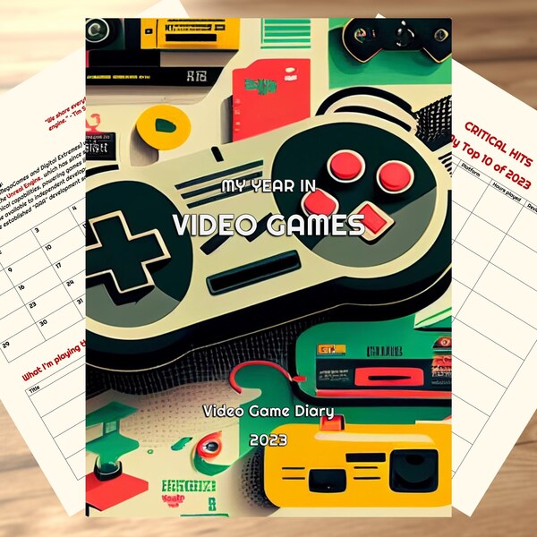Video Game Tracker Printable - Etsy