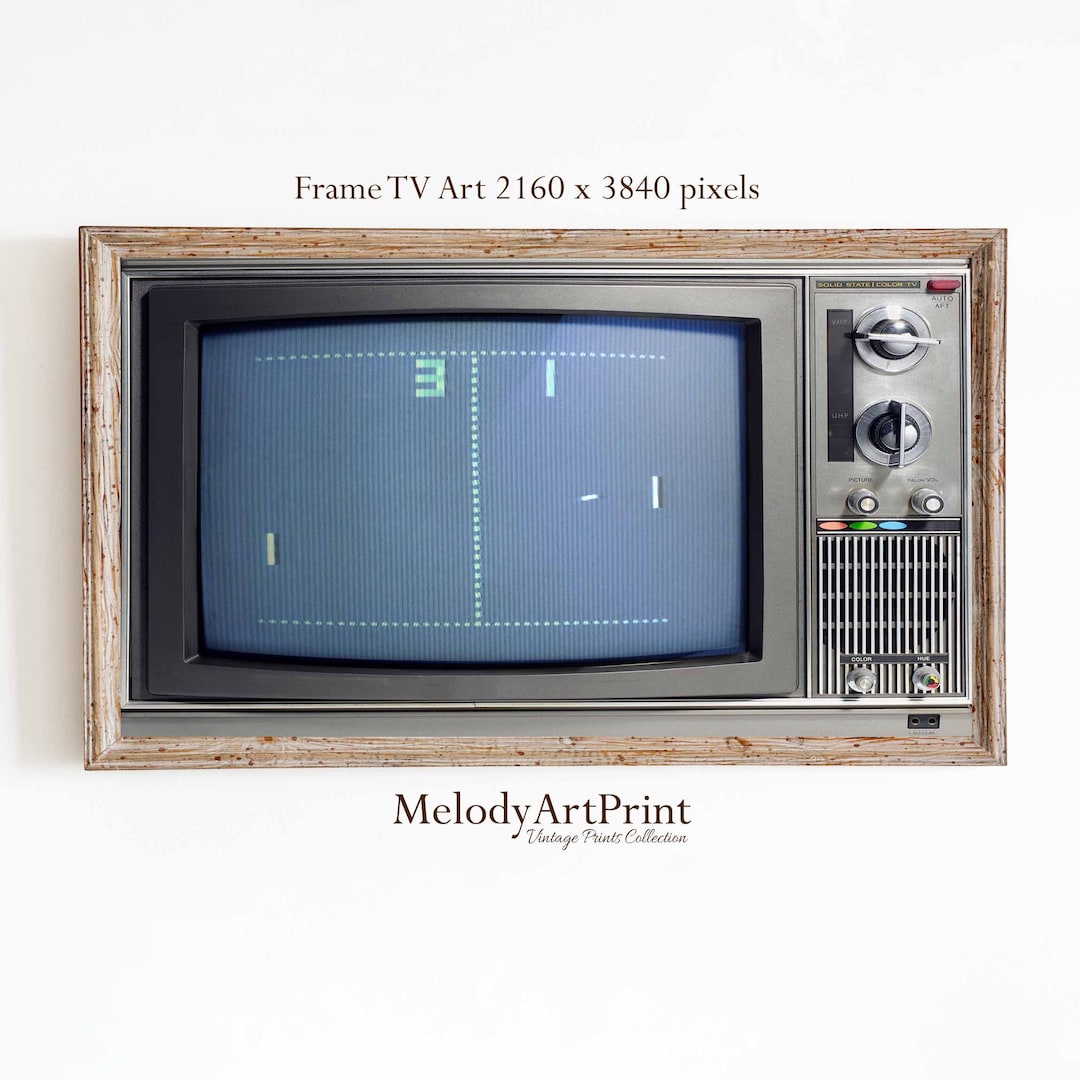 Vintage TV Game Samsung Frame TV Art, Retro Screensaver (digital ...