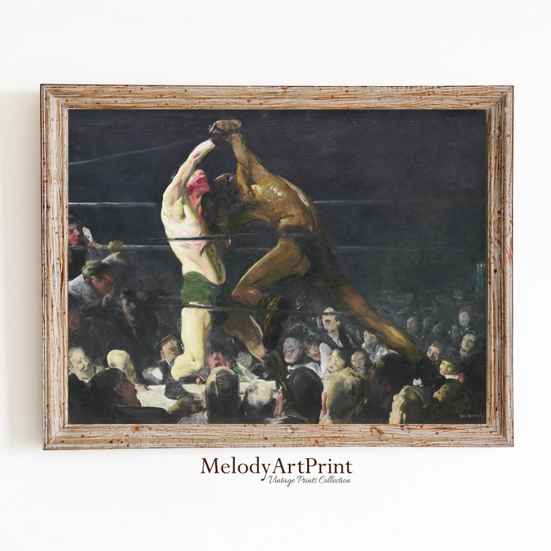 Vintage Boxing Art Print, Boxing Poster, Vintage Sport Prints, Boxing ...