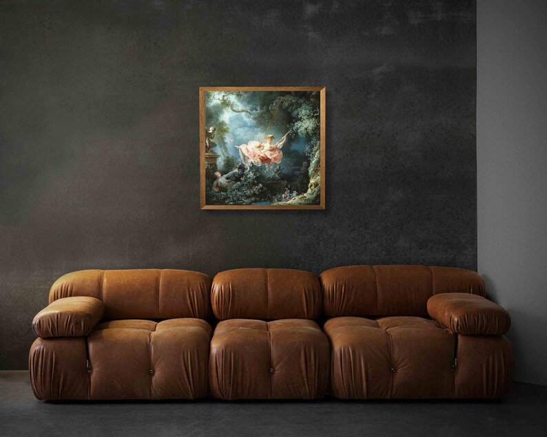 The Swing by Jean Fragonard Rococo Portrait Painting Classical Art ...