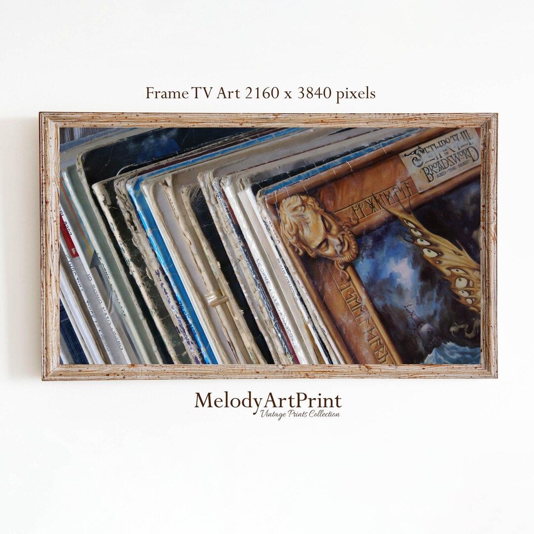 Samsung Frame TV Art: Vinyl Records Design (digital Download 4K JPG ...