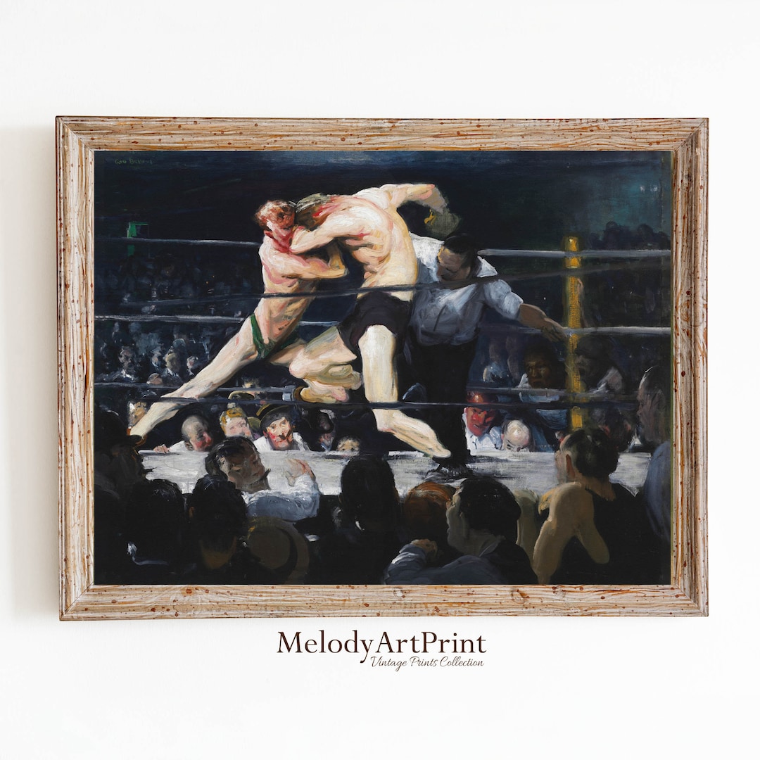 Boxing Poster, Boxing Art Print, Vintage Sport Prints, Boxing Lover ...