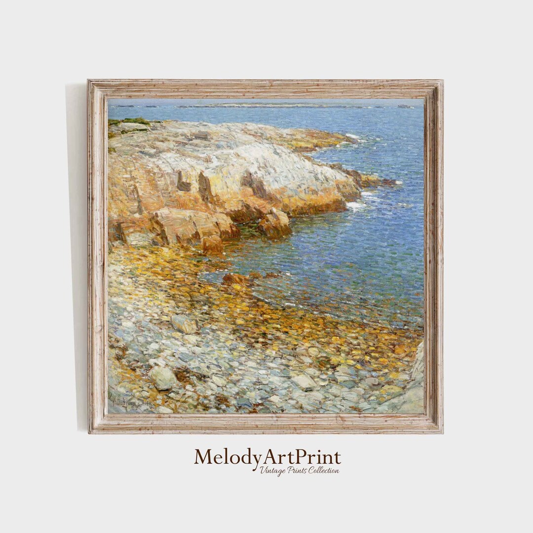 Square Printable Beach Landscape, Beach Square Print, Landscape Wall ...