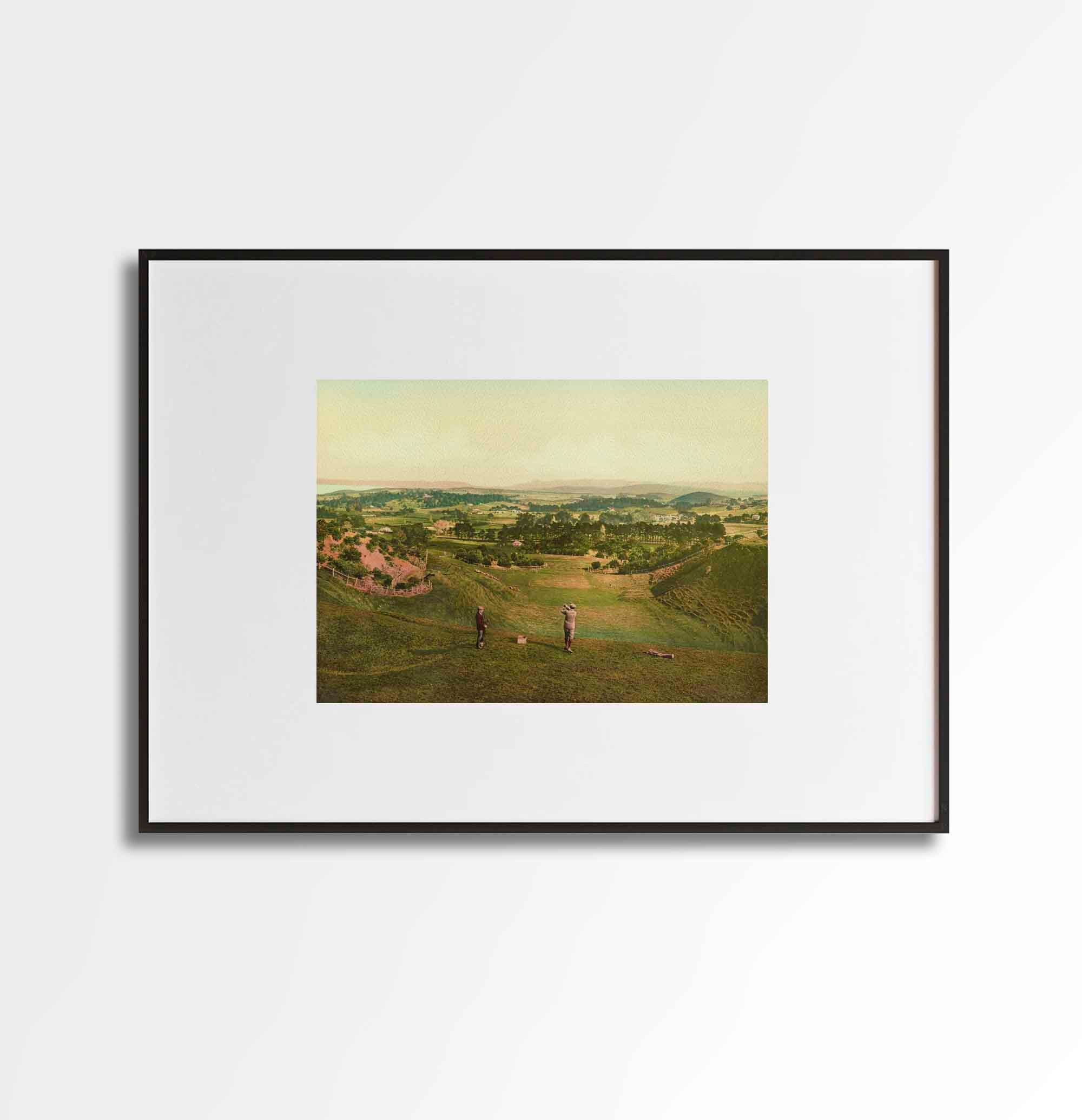 Vintage Golf Course Wall Art Golf Vintage Painting Landscape - Etsy