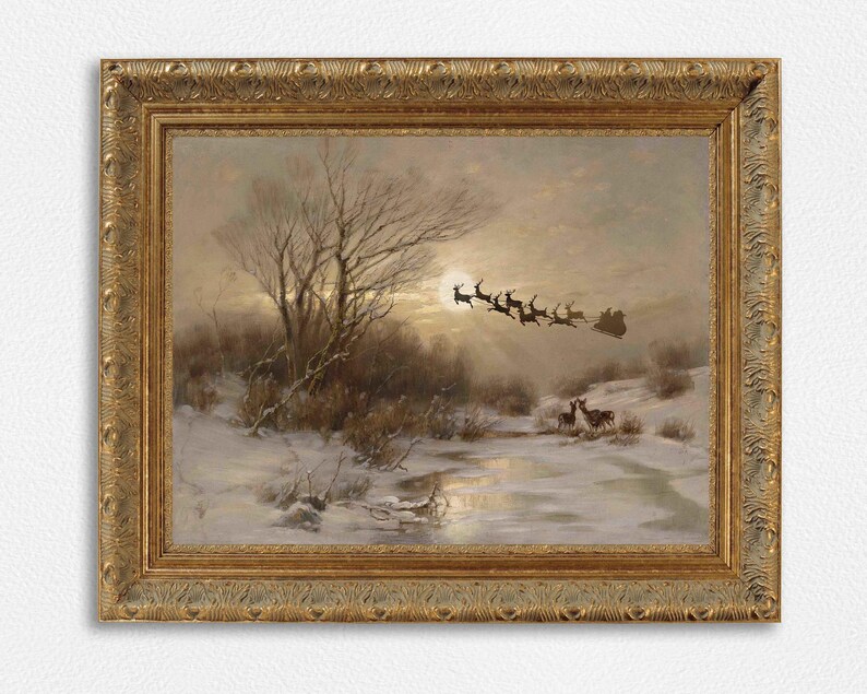 Santa Claus Wall Art, Funny Altered Art, Vintage Farmhouse Christmas ...