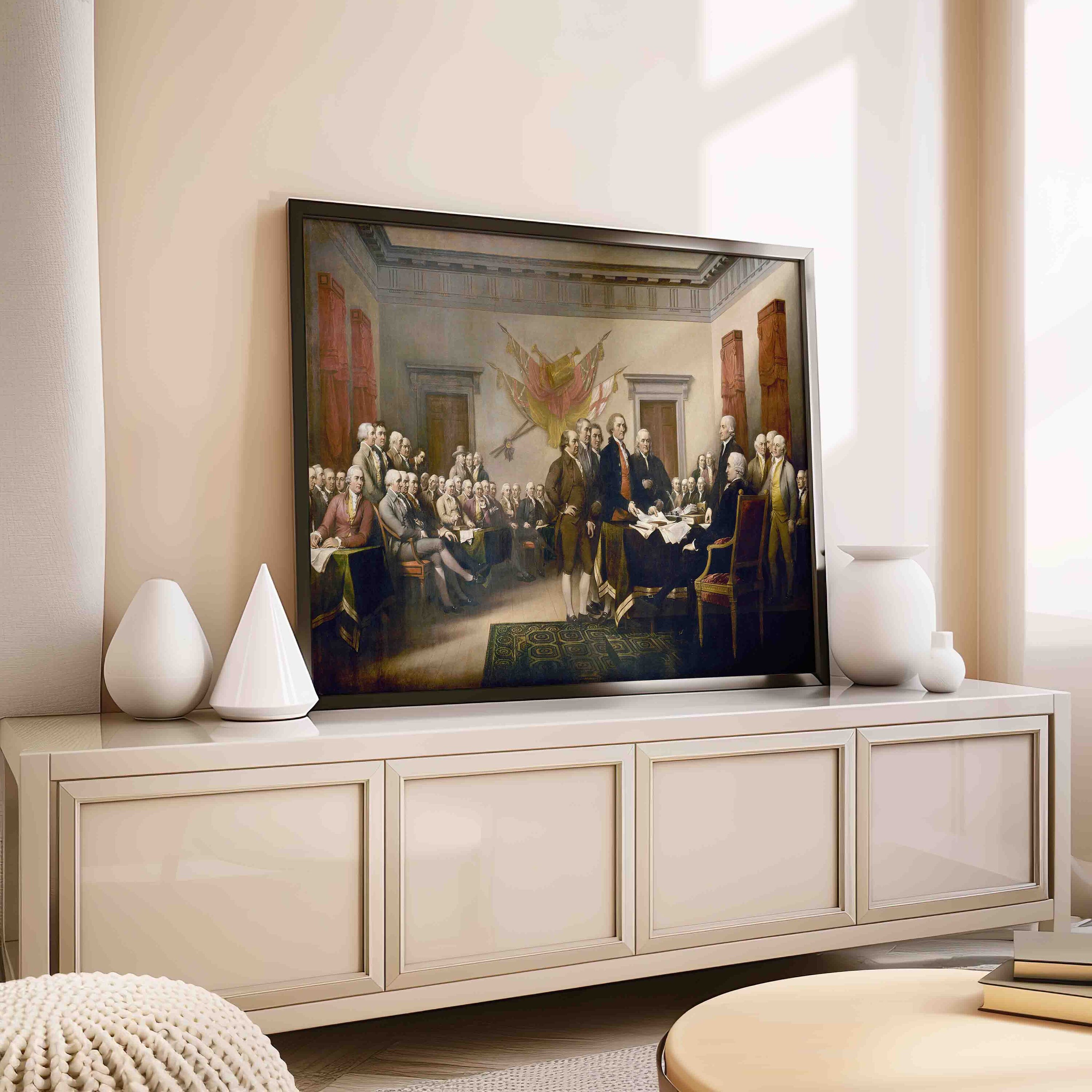 Vintage Declaration of Independence Art: American Revolutionary ...