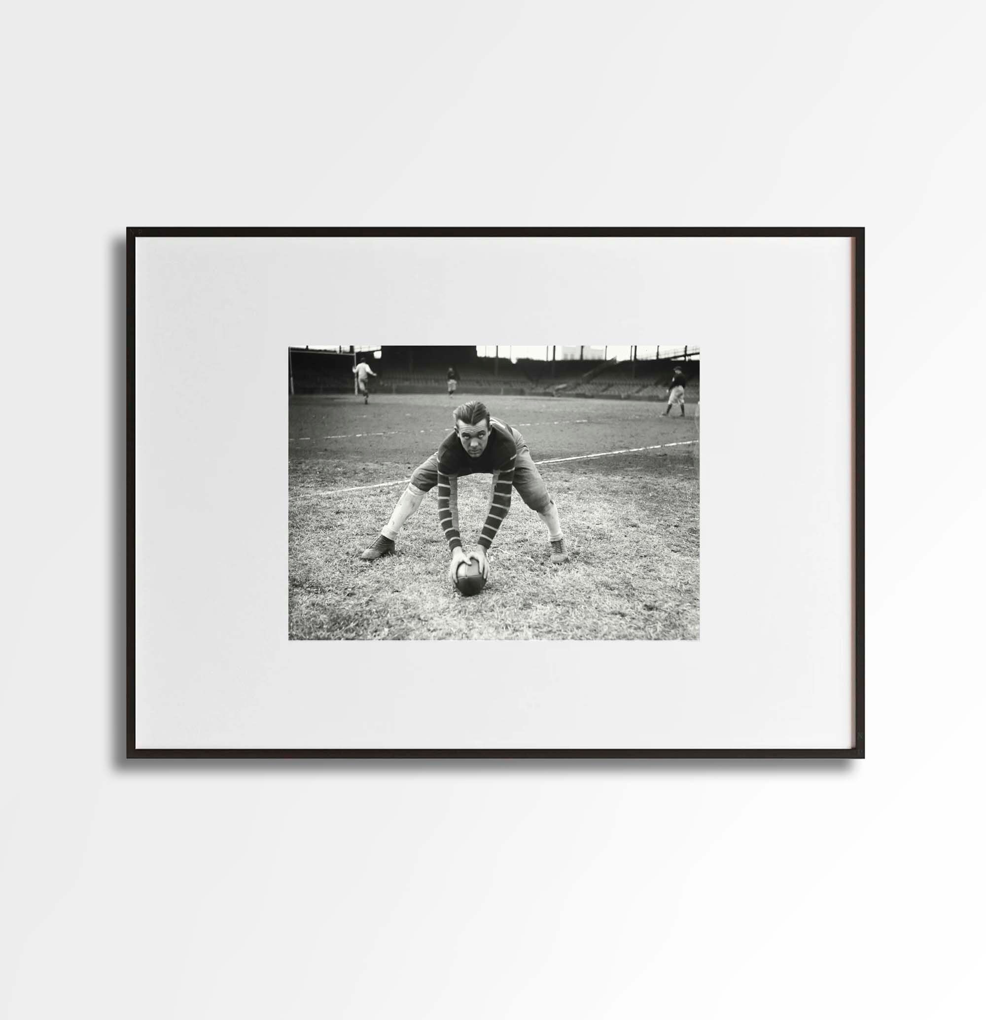 Printable Vintage Football Wall Art Retro Football Player Photography ...