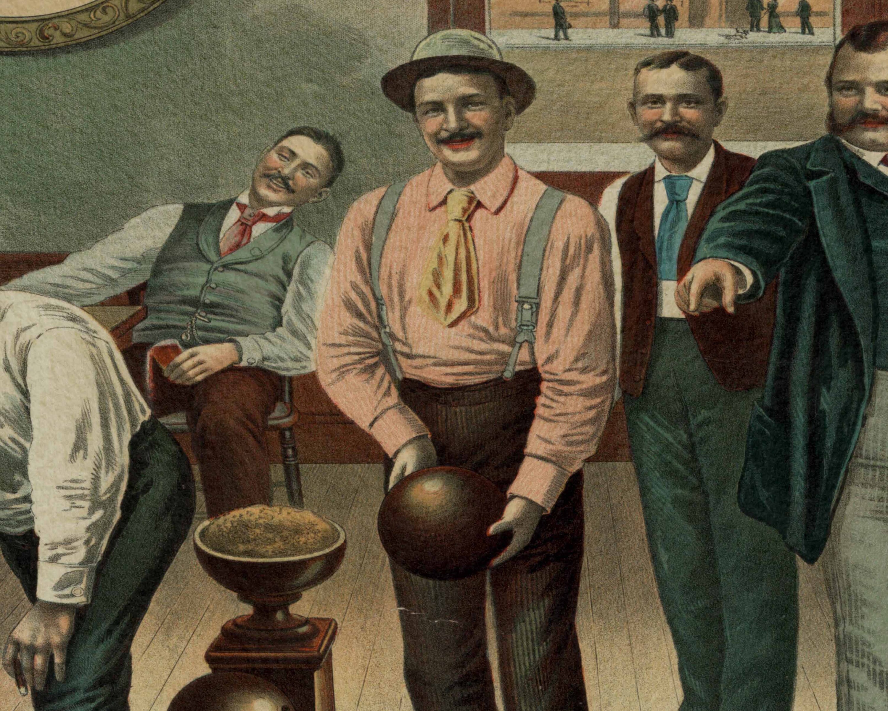 Retro Bowling Print, Game Room Decor, Vintage Bowling Poster, Bowling ...