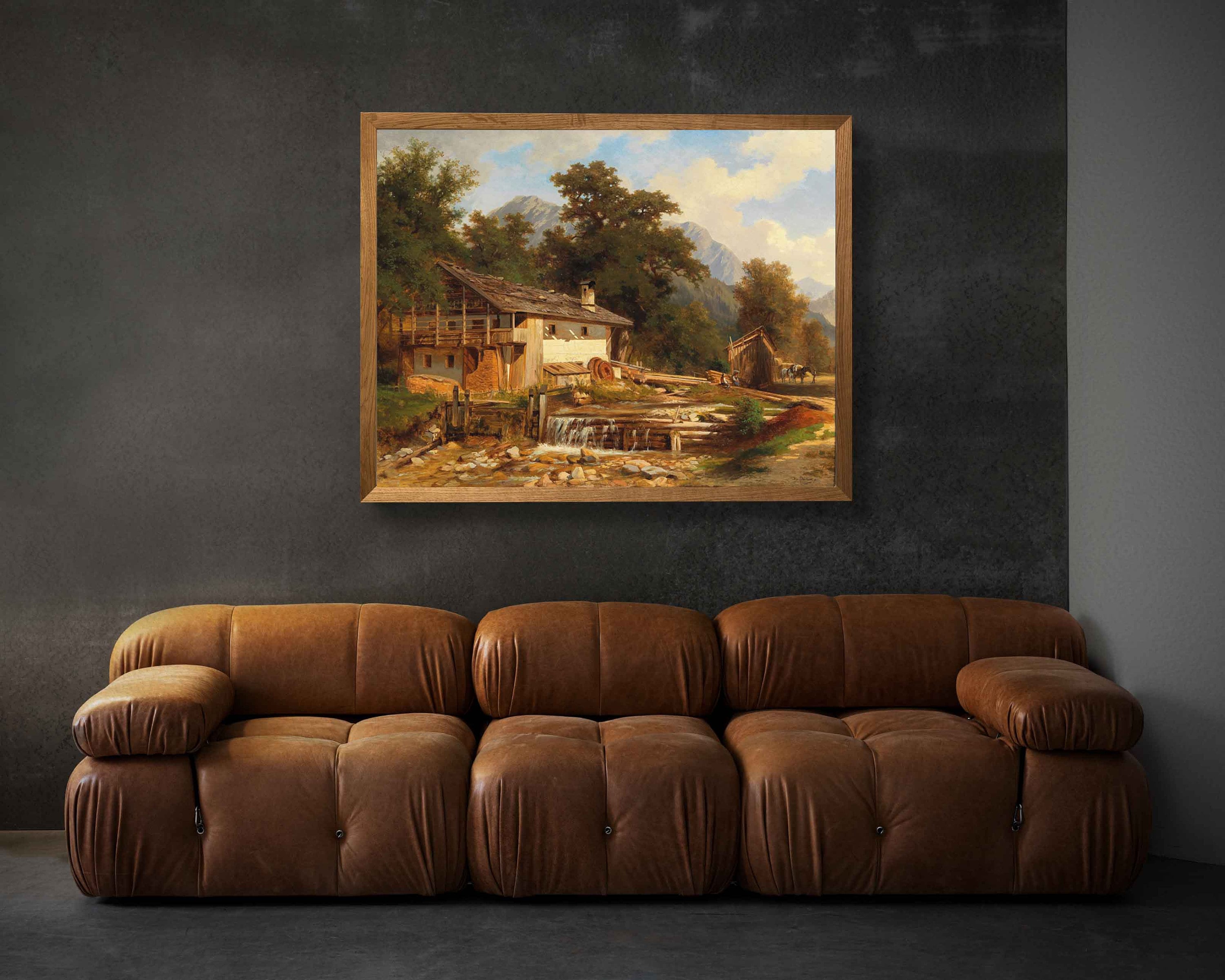 PRINTABLE Landscape Art Vintage Print Country Landscape - Etsy