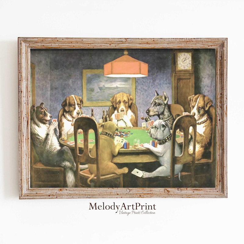 Dogs Playing Sports Print - Etsy